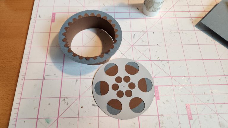 Let’s Go to the Movies! Film Reel Gift Box Assembly - Cutting Room ...