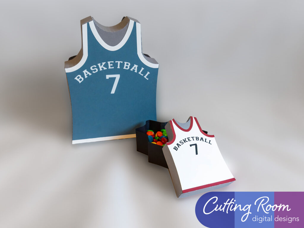 Go Team!! Basketball Jersey Gift Box Assembly Tutorial - Cutting Room ...