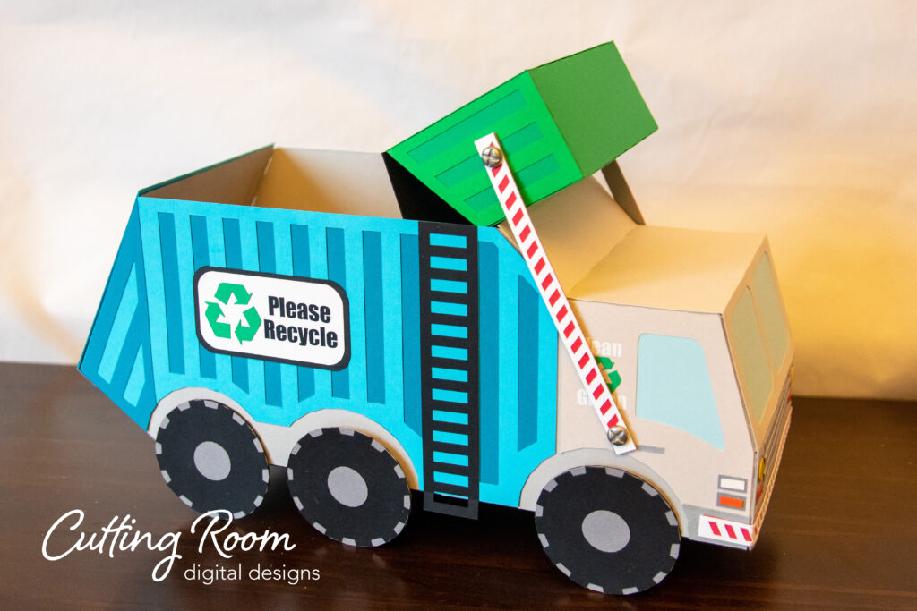 Let’s Build A Trash and Recycling Truck Decoration - Cutting Room ...