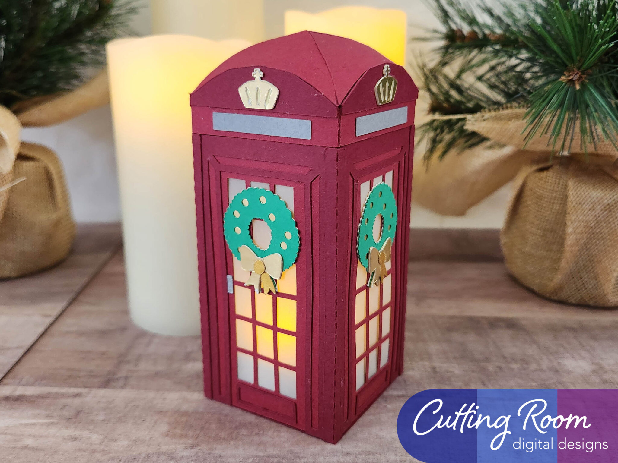 Check Out Our Santa’s Village Phone Booth Tutorial! - Cutting Room ...