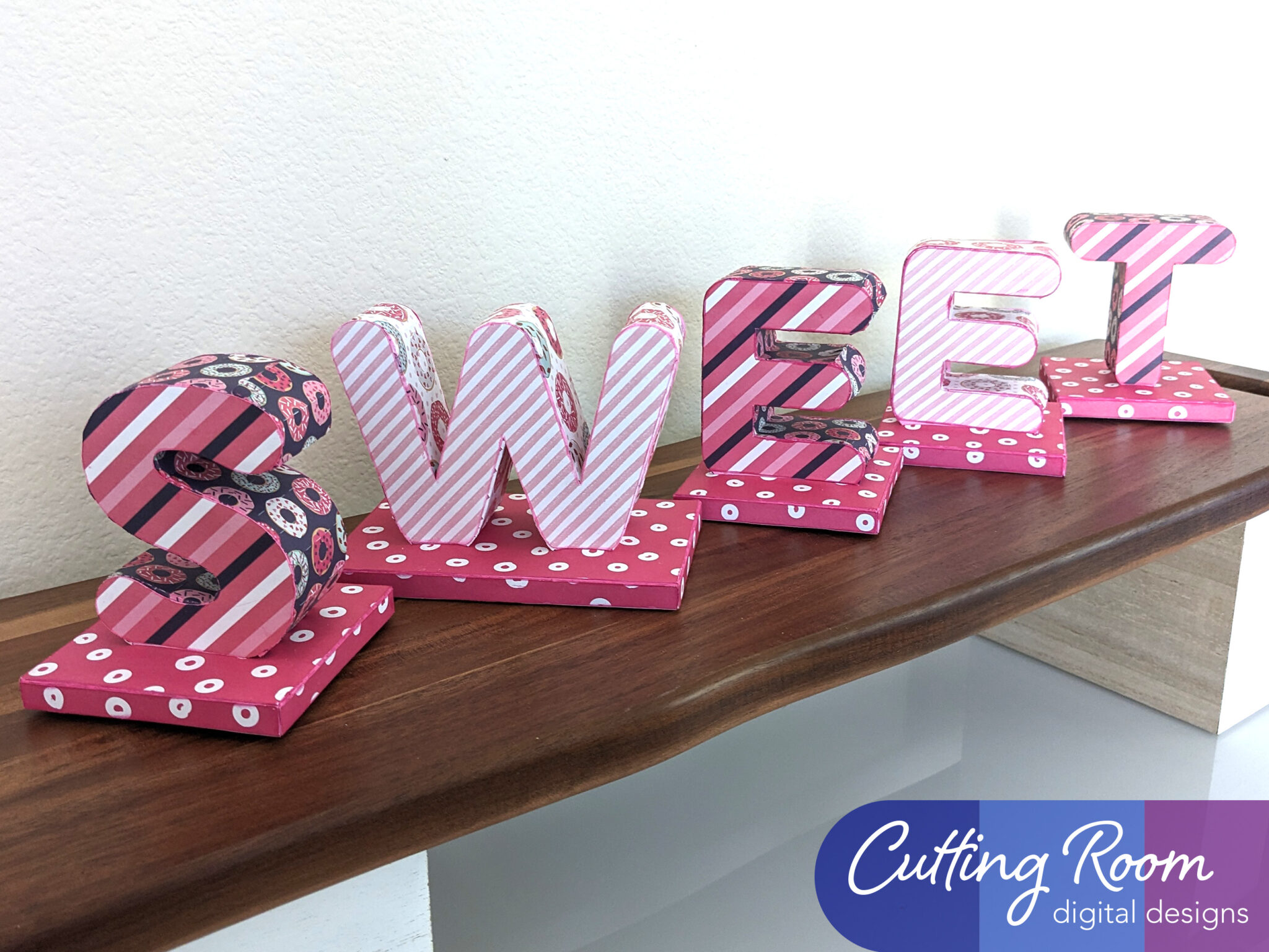 “SWEET” Party Time! – Letter Assembly Tutorial - Cutting Room Digital ...